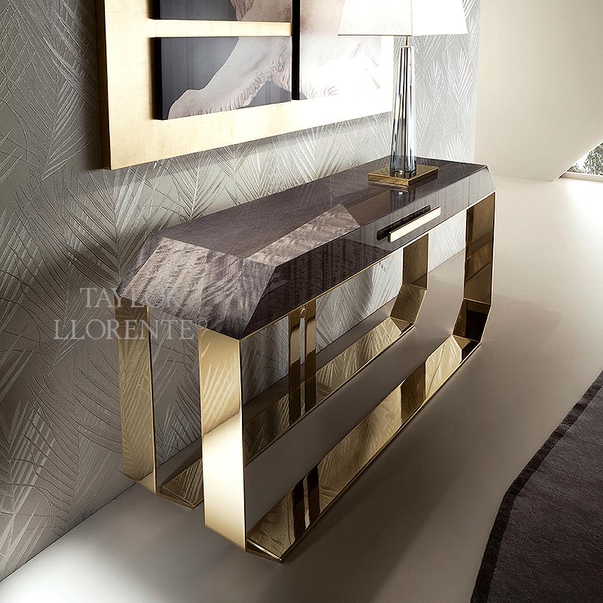 GOLD CONSOLE TABLE - Luxury Designer Consoles | TAYLOR LLORENTE FURNITURE GOLD CONSOLE TABLE - Luxury Designer Consoles | TAYLOR LLORENTE FURNITURE